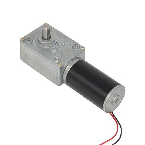 Reversible 12V 24V Electric DC Worm Gear Motor 80RPM High Torque with ...