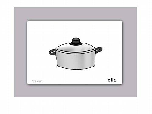 Tarjetas de vocabulario - La Cocina - Kitchen and Crockery Flashcards ...
