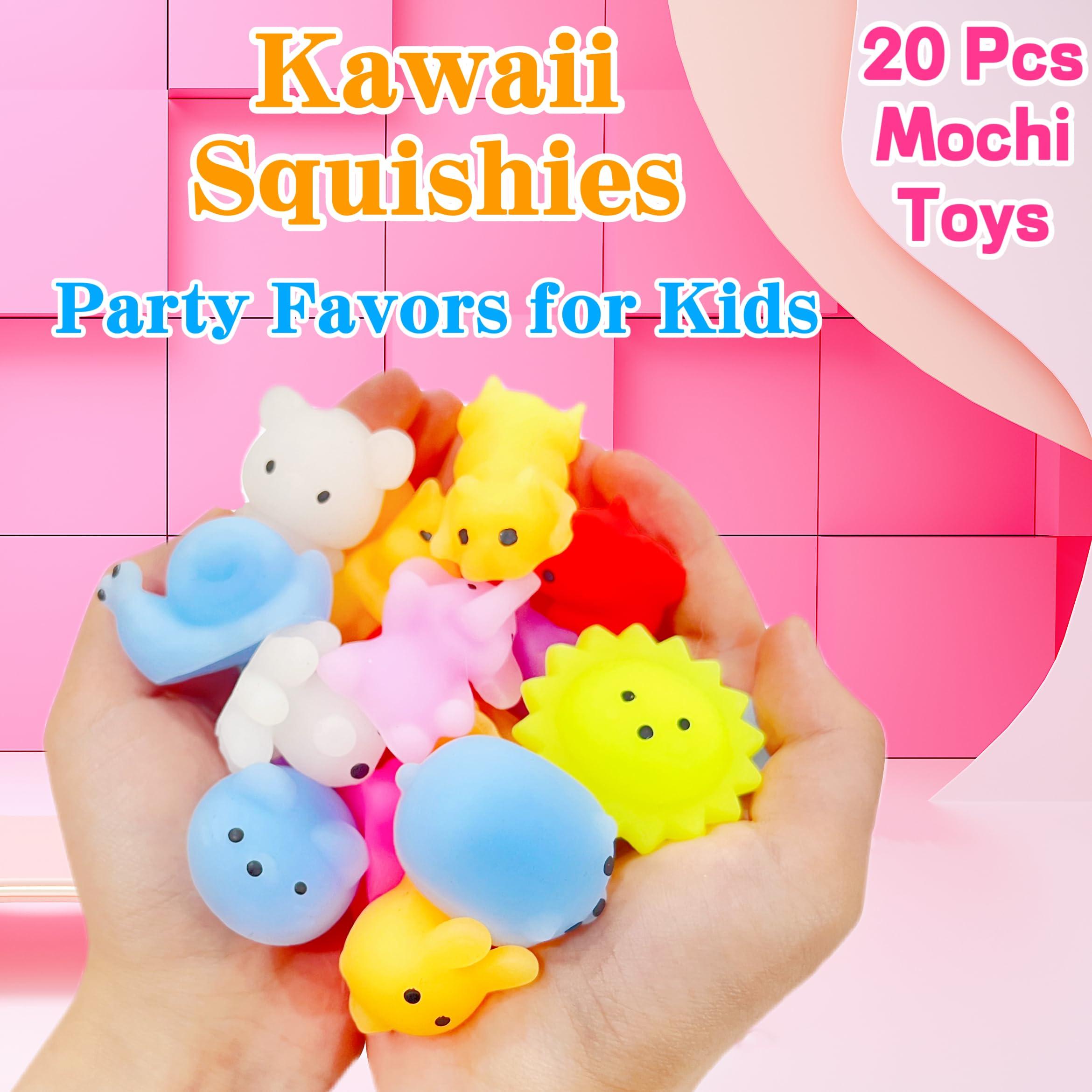 20 Pcs Mochi Squishy Toys Party Favors for Kids JIAHO
