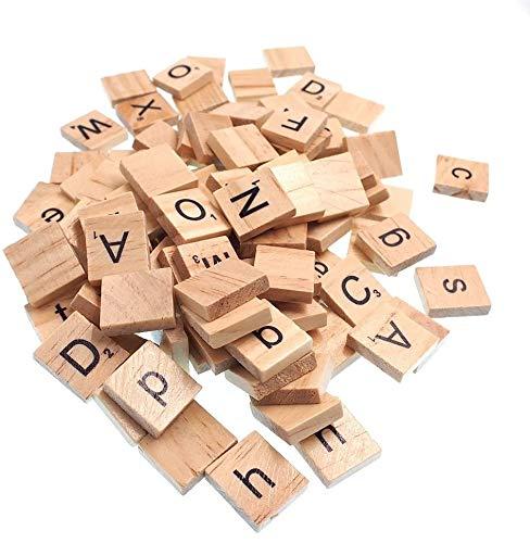 Raylinedo 200X Wooden Alphabet Scrabble Tiles RayLine-Do