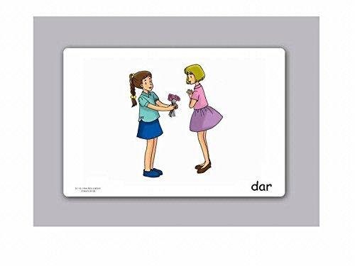 Tarjetas de vocabulario - Verbs Flash Cards in Spanish - Verbos Set 3 ...