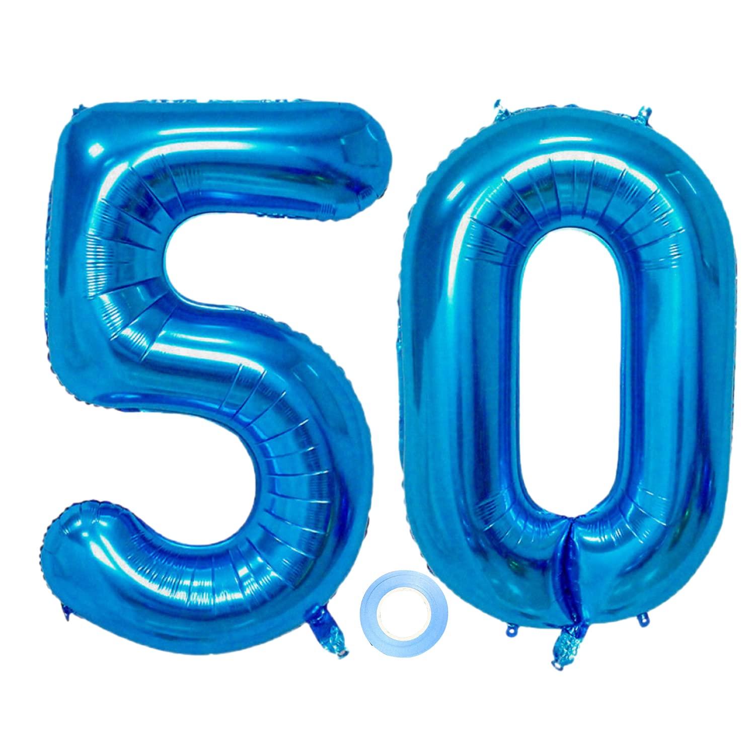 Number 50 Balloons 32 inch Digital Balloon Shikuer