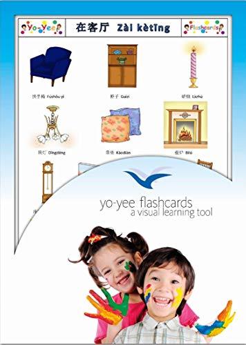Living Room Flash Cards in Chinese Yo-Yee Flashcards