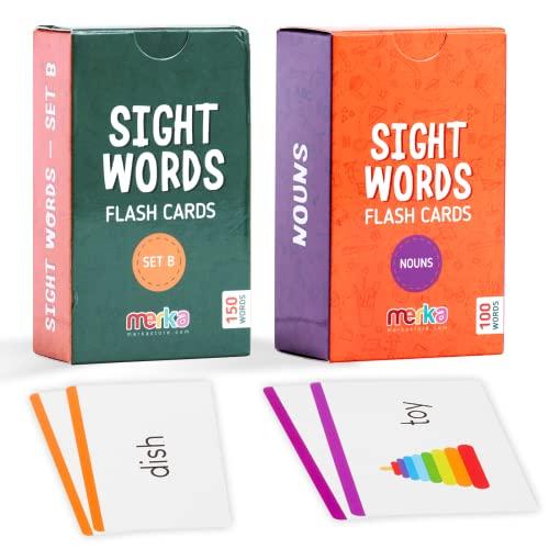 merka Sight Words Flashcards Bundle: Learning Tool merka
