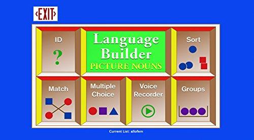 Stages Learning Language Builder Picture Noun Lang-O-Learn