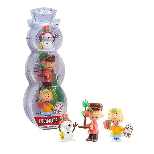 Peanuts 3-Piece Figure Set, Includes Characters Peanuts