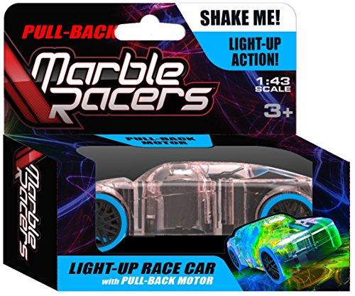 Marble Racers Light Up 1:43 Scale Race Car with Quick Shot Pull-Back ...