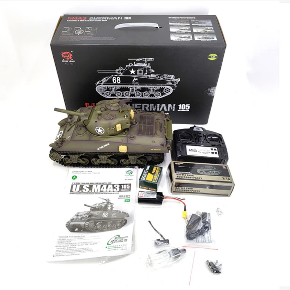 Ssccgym Remote Control M4 Sherman Medium RC Tank Ssccgym