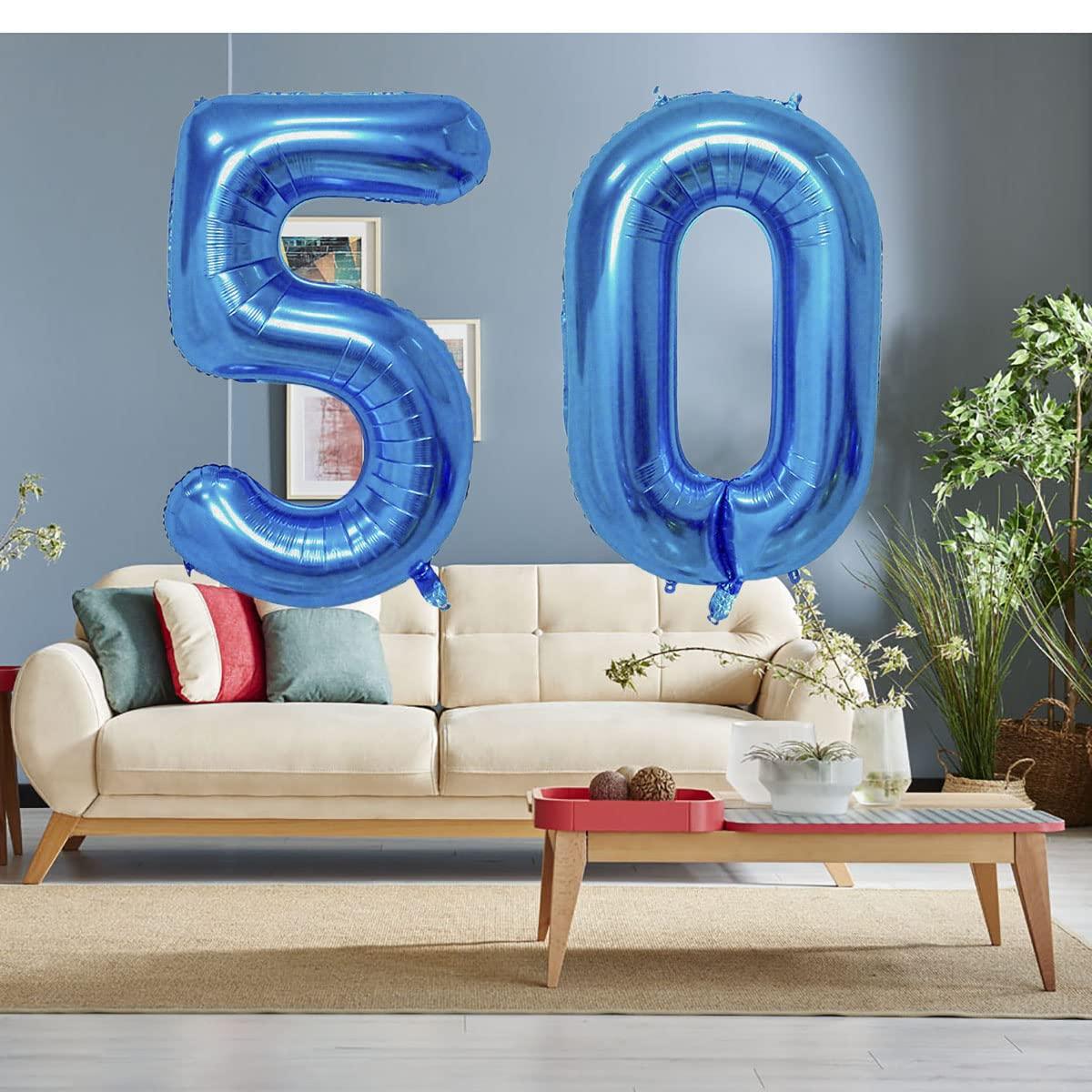 Number 50 Balloons 32 inch Digital Balloon Shikuer