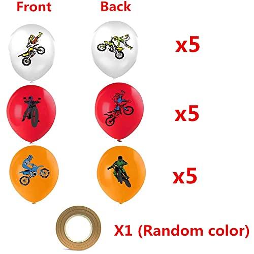 Dirt Bike Party Decorations Balloons Motocross Latex N\\C