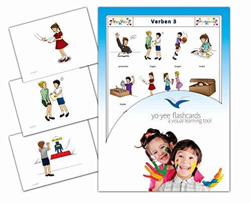 Action Words and Verbs Flashcards in German - Bildkarten zur ...