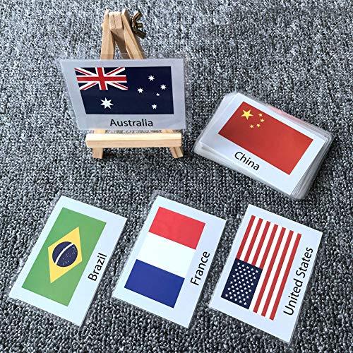 Flags Alphabet Flash Cards for Toddlers Kids ABC ITODA