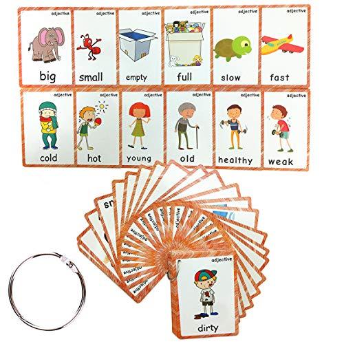 Set of Adjectives&Antonym Flash Cards for SANTSUN
