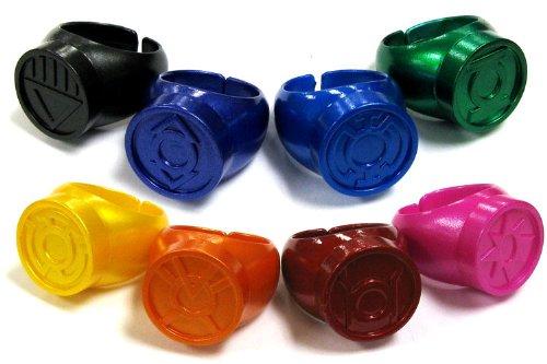 DC Comics Blackest Night: Power Ring Spectrum Set