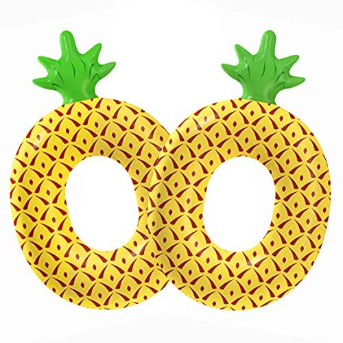 Pineapple Pool Floats - 2 Pack of Large Float World