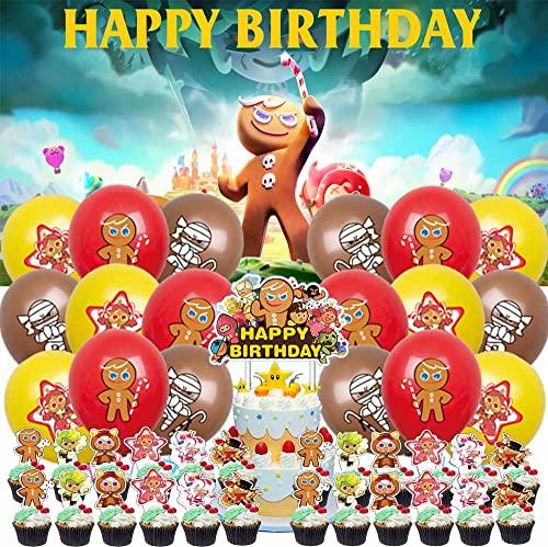 Cookie Run Kingdom Party Supplies Decorations LAPTEQIZ