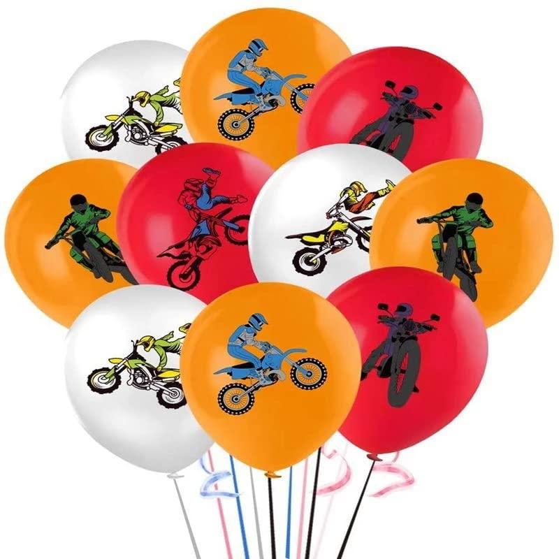 Dirt Bike Party Decorations Balloons Motocross Latex N\\C