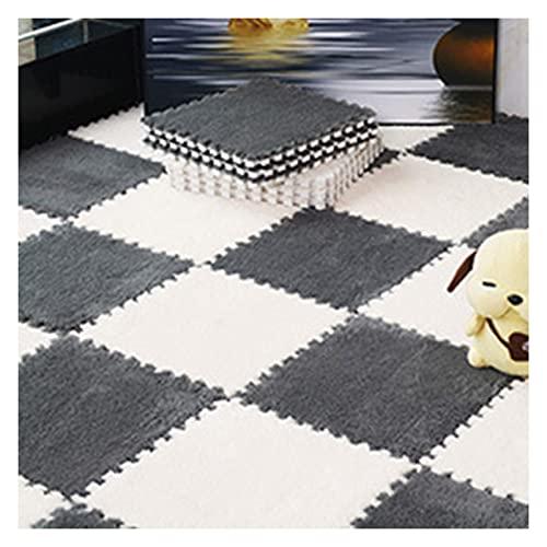 20 Pcs Interlocking Carpet Tiles,Plush Foam Square FYYSJW
