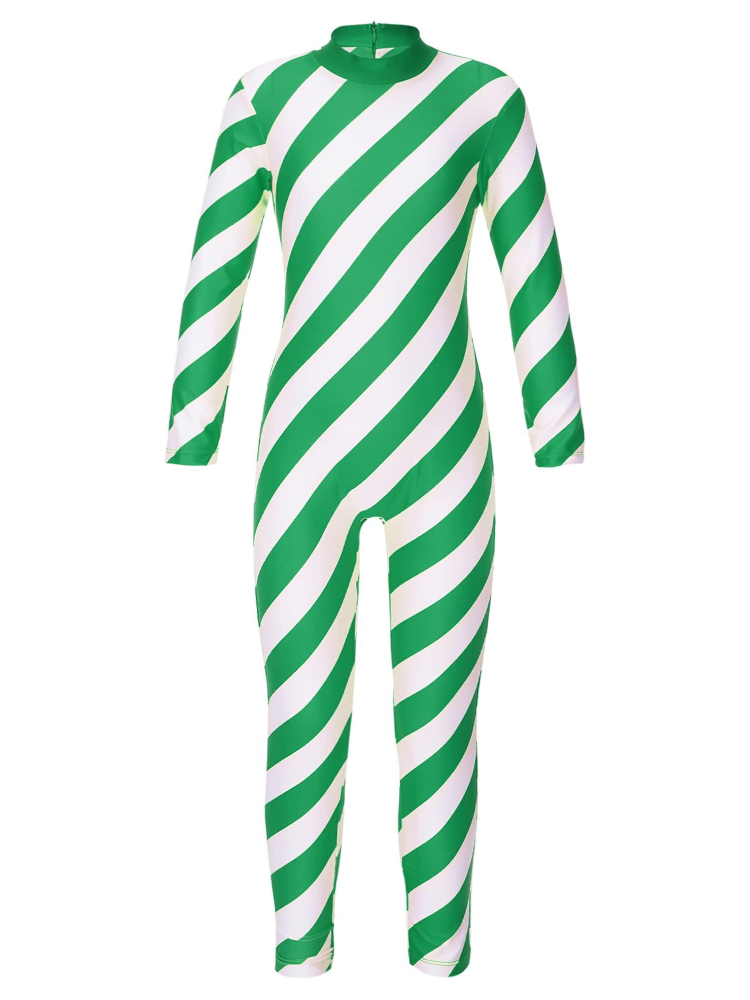Choomomo Kids Christmas Candy Cane Costume Long Choomomo
