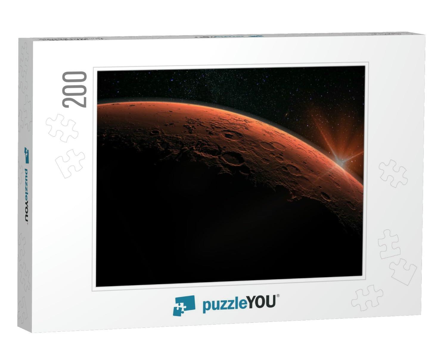 Mars High Resolution Image. Mars is a Planet of puzzleYOU