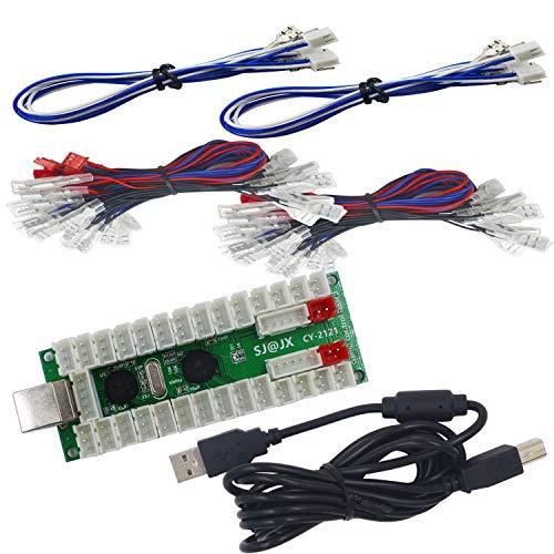 SJ@JX Arcade 2 Player USB Encoder LED 2 Player LED SJ@JX